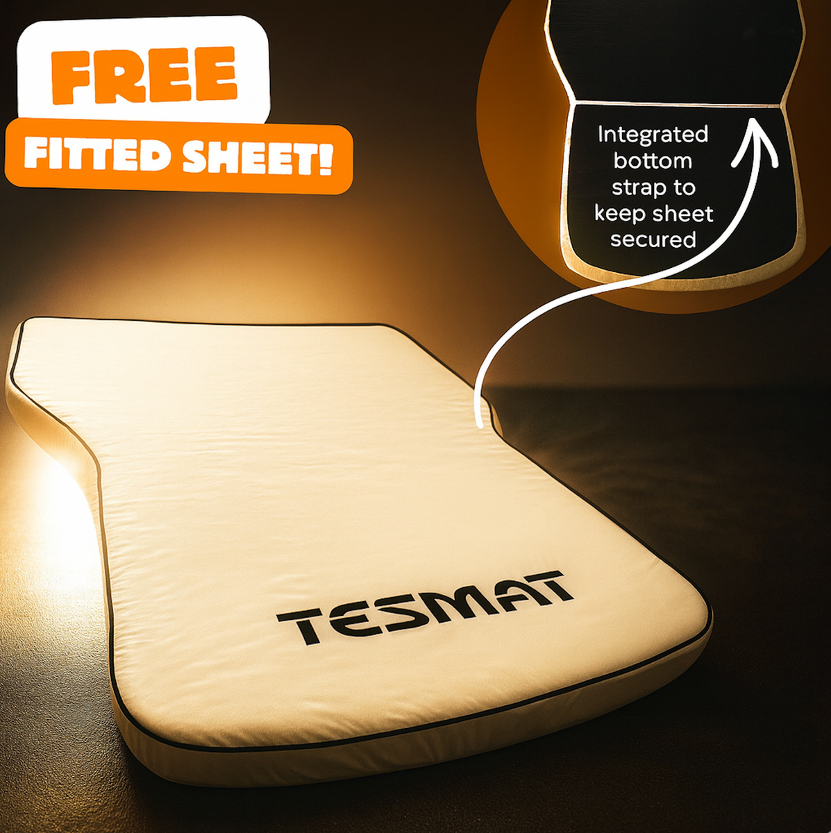 TESMAT Horizon Mattress for Model 3 | Tesla Mattresses + Privacy Screens